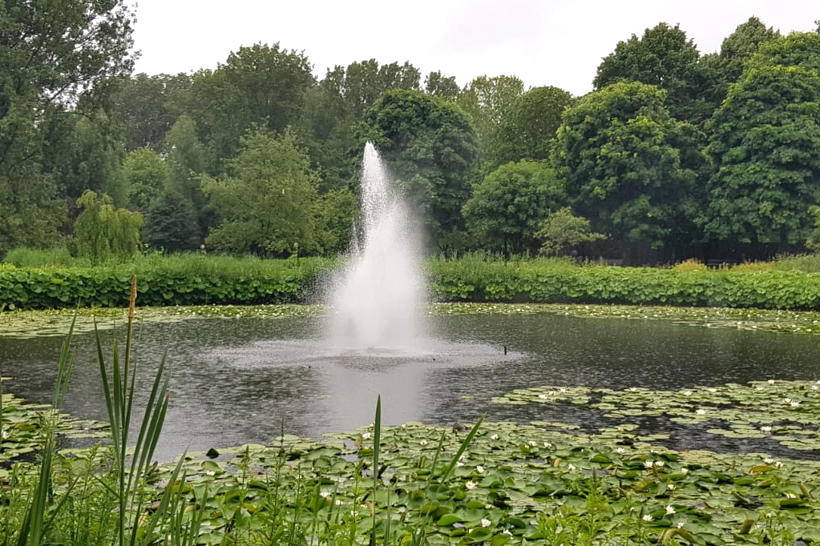 Drijvende fontein Beatrixpark Amsterdam - Aquastyle